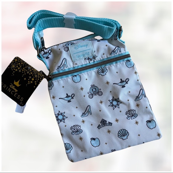 Loungefly | Bags | Loungefly Disney Princess Icons Passport Crossbody ...